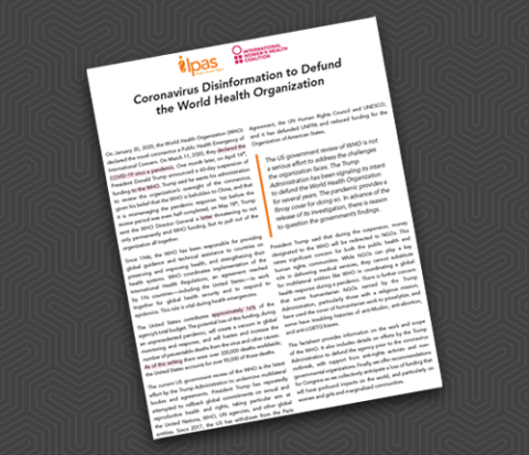 Coronavirus Disinformation to Defund the World Health Organization - Ipas